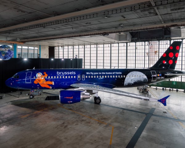 Brussels Airlines nu met tweede Kuifje toestel | Het Nieuws Vandaag